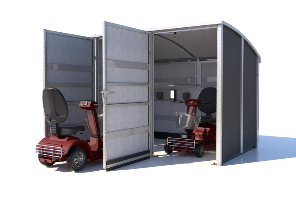 Best practice for mobility scooter storage, metroSTOR