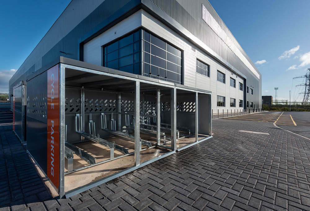 Cycle Parking - Indurent Park, Newport - metroSTOR