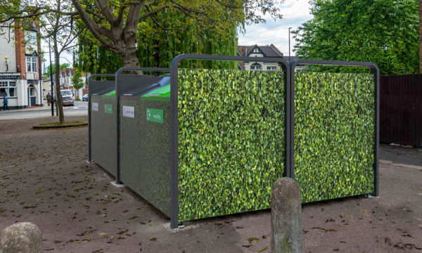 Recycling Bin Enclosures - B-Series from metroSTOR