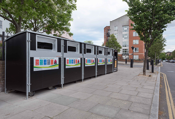 Improving communal bin areas - metroSTOR UK
