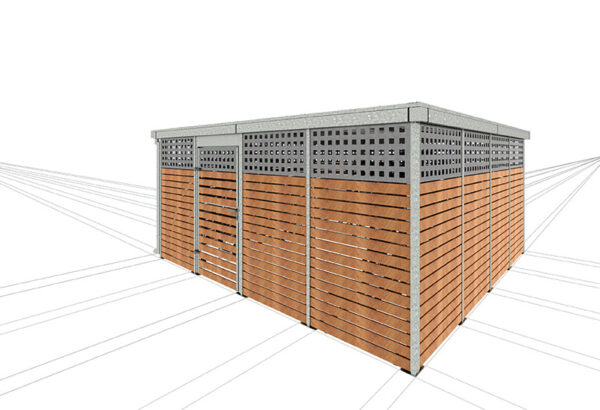 Secure Bike Storage for Residential Settings - metroSTOR